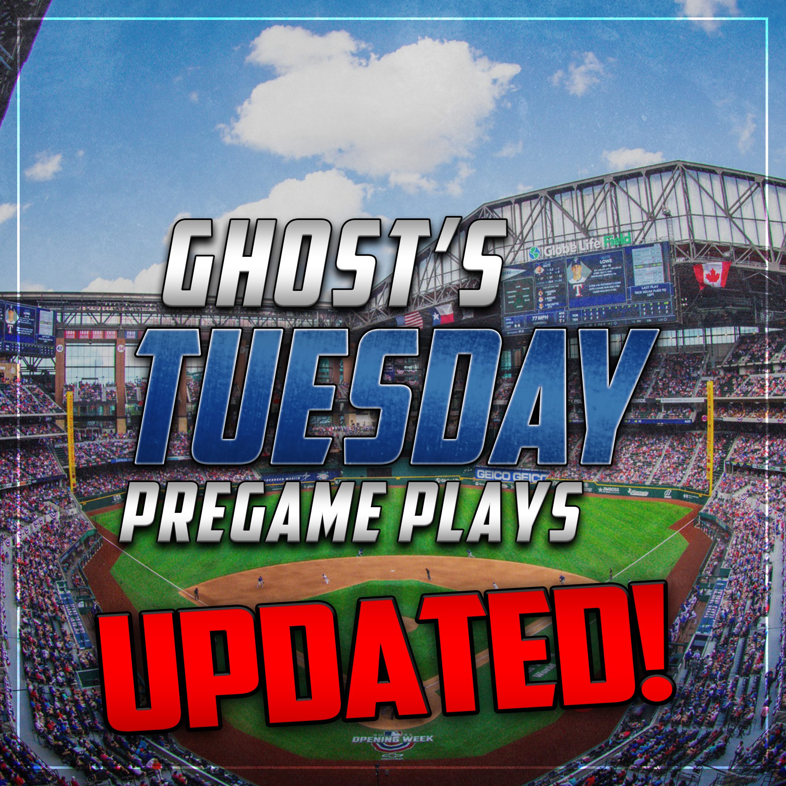 Tuesday MLB Pregame Plays 4/9- UPDATED - Gameflows